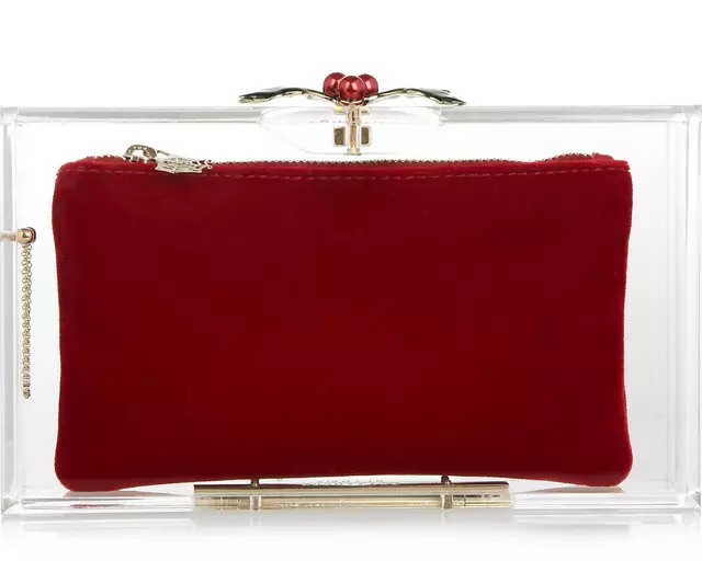 Pochette Charlotte Olympia Holly Pandora Perspex