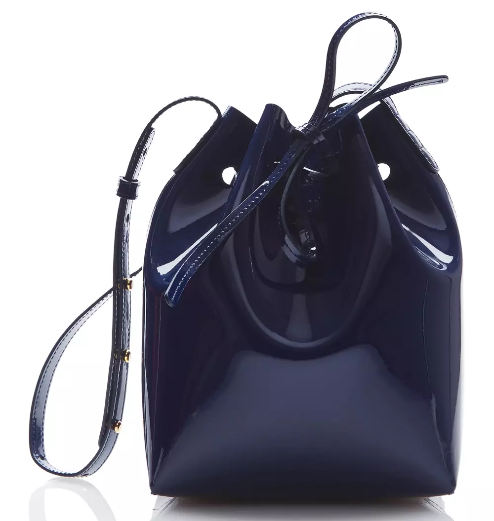 Mansur-Gavriel-Mini-Mini-Patent-Bwced-Bag-Llynges