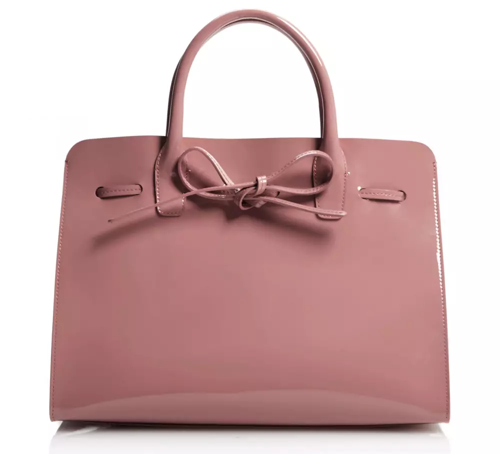 Mansur-Gavriel-Sun-Bag-Różowy-Patent