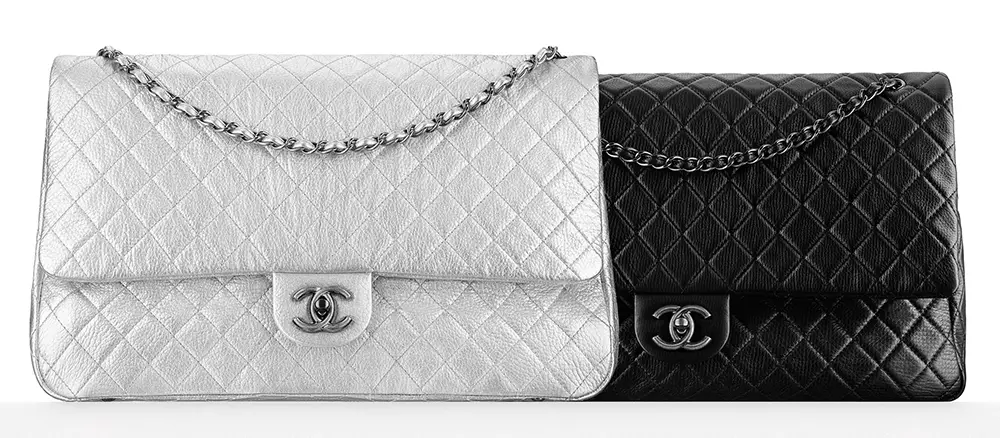 Chanel-Вялікая-Класічная сумка-клапан-5200