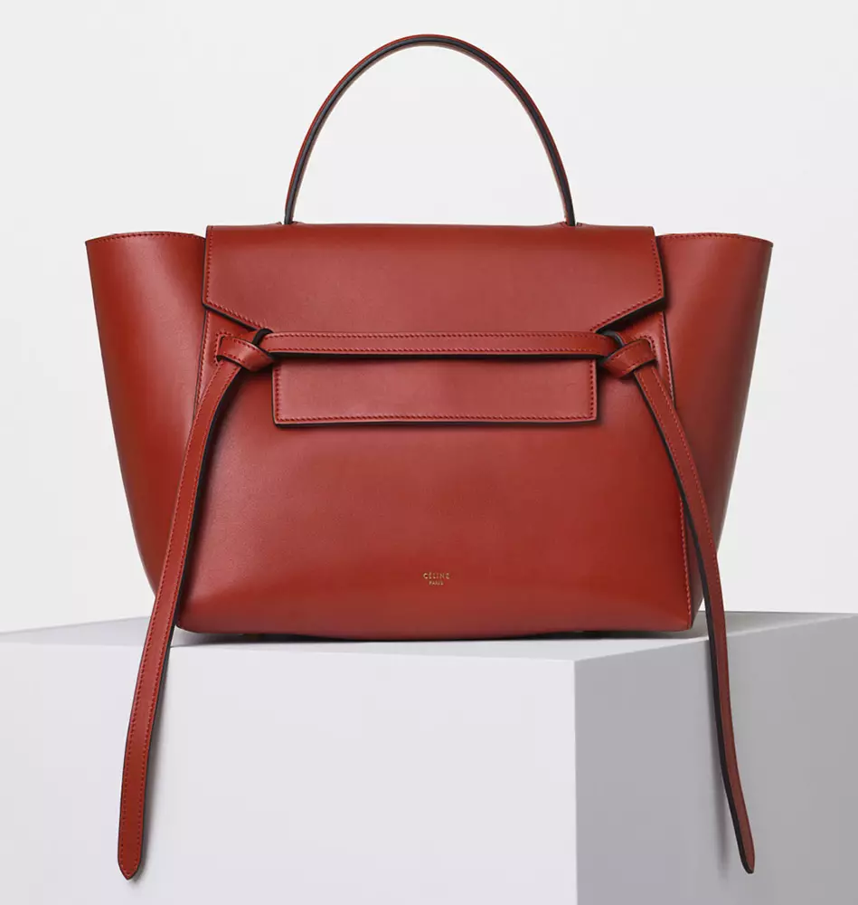 Celine-Mini-Torba-Pasek-Cegła-Czerwony-3050