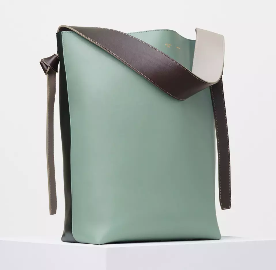 Celine-Small-Twisted-Cabas-Shoulder Bag-Jade-2200