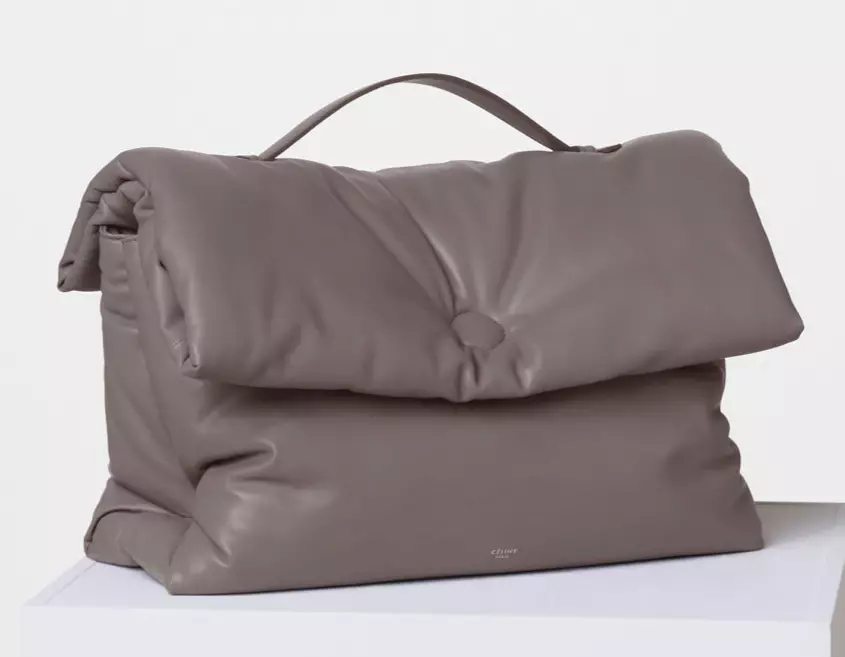 Celine-Cartable-Pillow-Bag-Aka Grey-3100