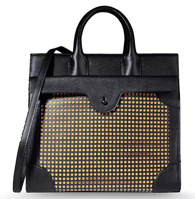 Carven Cutout Leather Tote