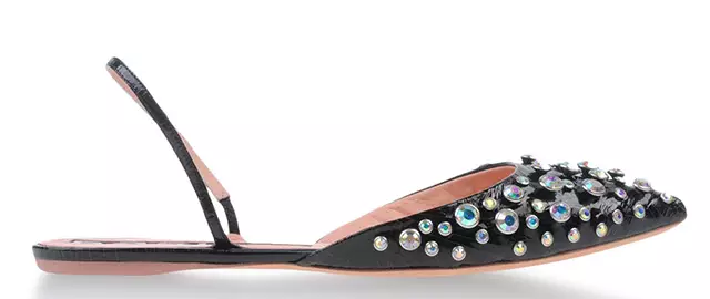 Rochas Crystal Embellished Flat