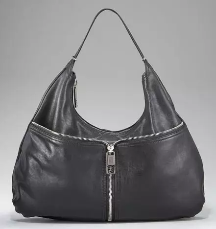 Fendi Lieder Front-Zip Hobo