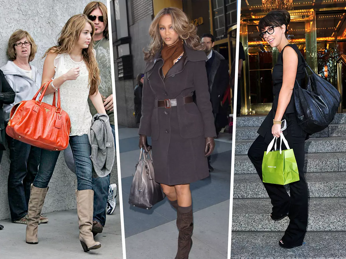 Jeudi de retour : les stars et leurs sacs Prada