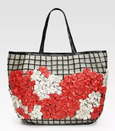 Nancy Gonzalez Krokodilo kaj Whipsnake Flora Tote 12091_2