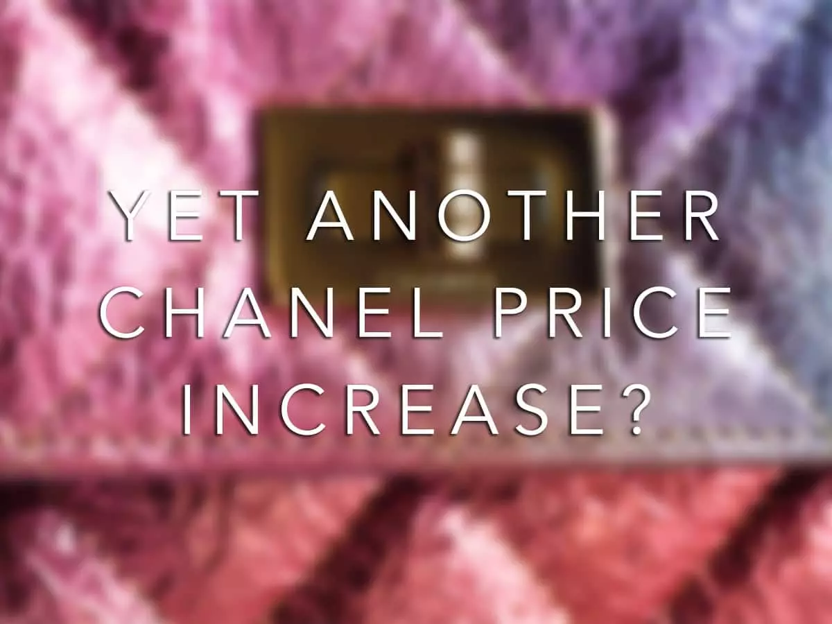 ລາຄາ Chanel 2021 ເພີ່ມຂຶ້ນ