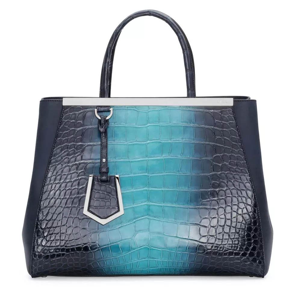 Fendi Alligator 2 Jours-tas