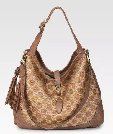 Gucci Jackie Raffia иық сөмкесі