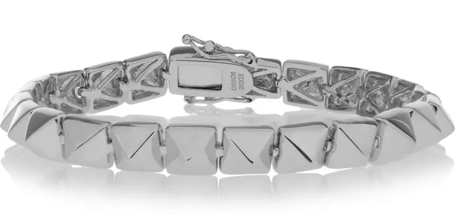 Eddie Borgo Silver-Plated Piramide Armband