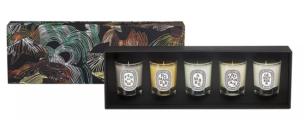 Diptyque mini shamlar to'plami