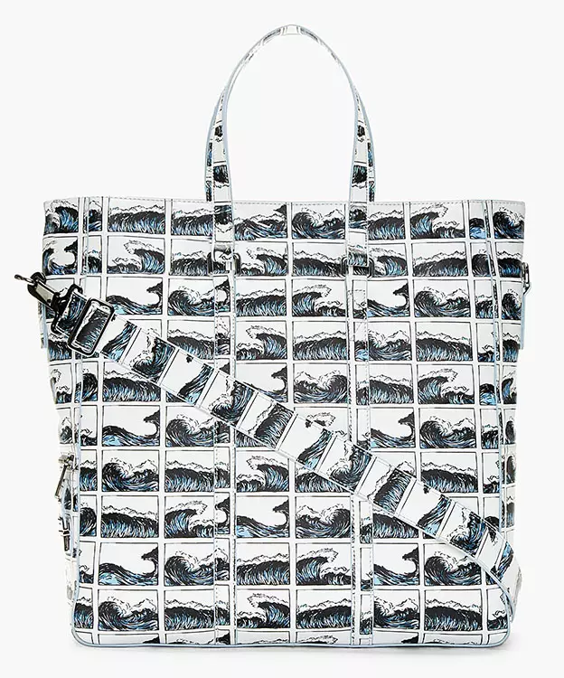 I-Kenzo Wave Print Tote