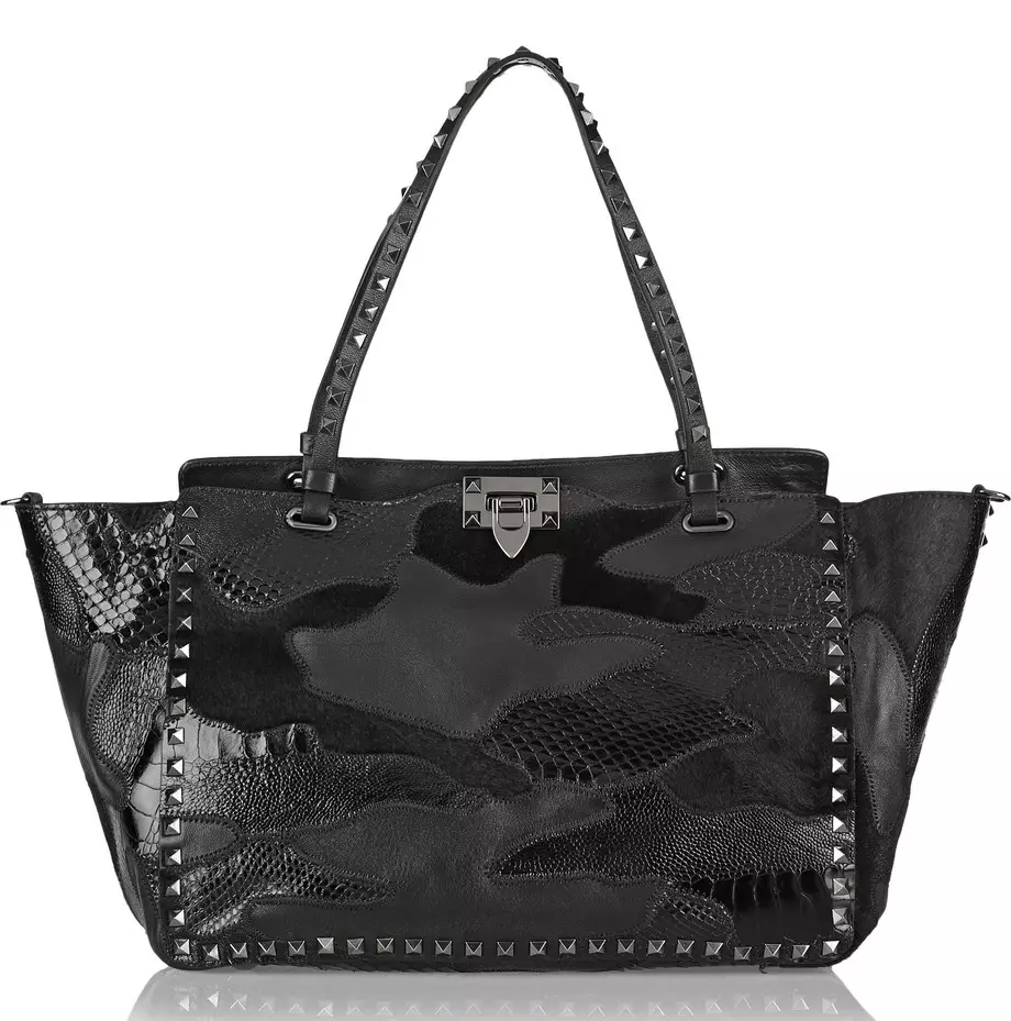 Valentino-Patchwork-Rockstud-Trapez-Tote