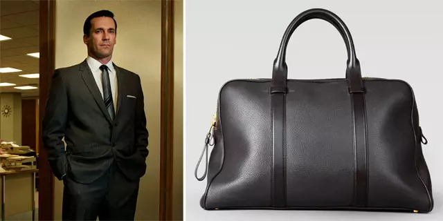 Don Draper in Tom Ford Small Buckley Duffel