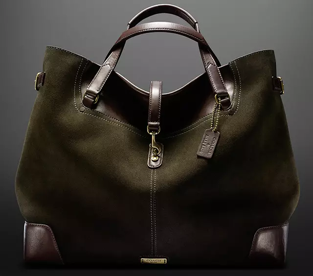 Coach + Billy Reid Suede Saddle Tote