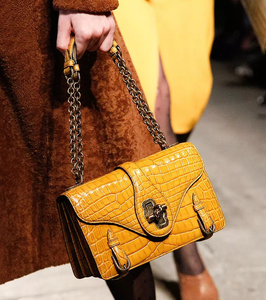 Bottega Veneta Delights with Ultra-Luxe Fall 2017 Runway Bags ٻنهي مردن ۽ عورتن لاءِ 14118_9