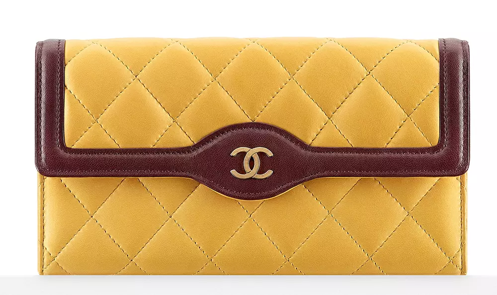 Chanel-Two-tone-Flap Wallet-1050