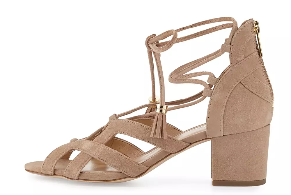 MICHAEL Michael Kors Mirabel Suede Lace-Up Sandal