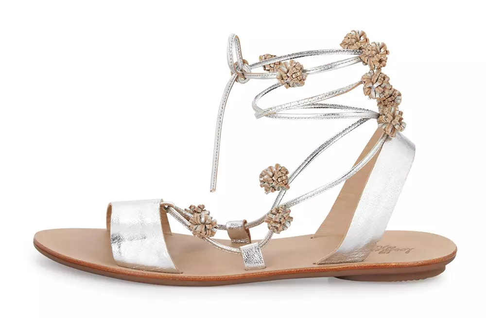 Sandal Gladiator Pompom Fflat Loeffler Randall Saskia