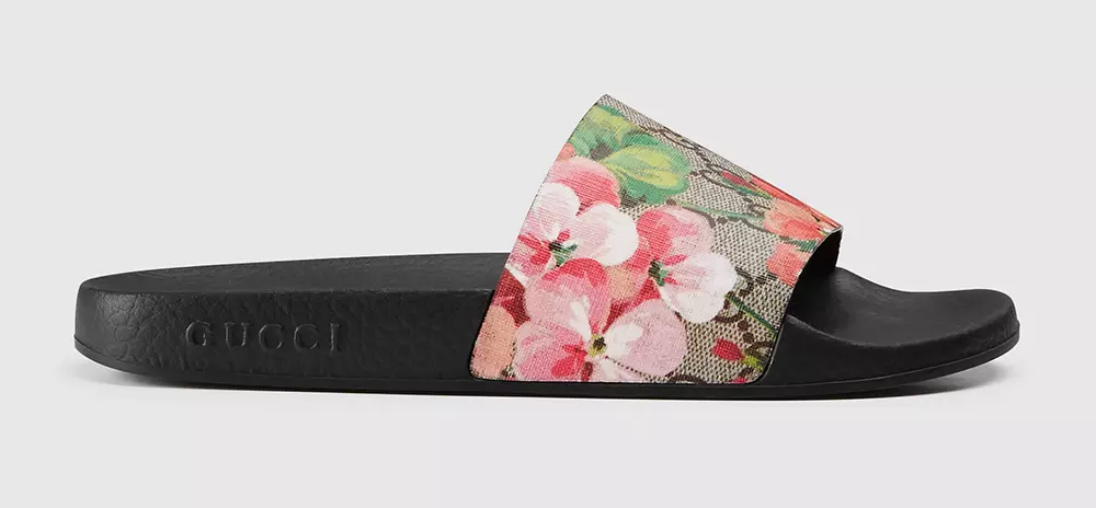 Gucci GG Blooms Supreme Slide sandaal