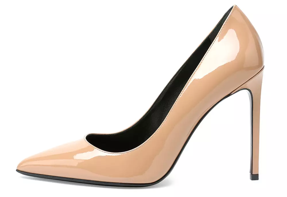 Saint Laurent Paris lakleren pump