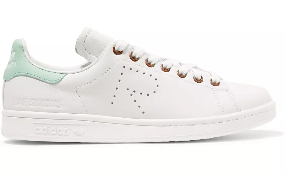 Adidas Originals en Raf Simons Stan Smith perforearre learen sneakers