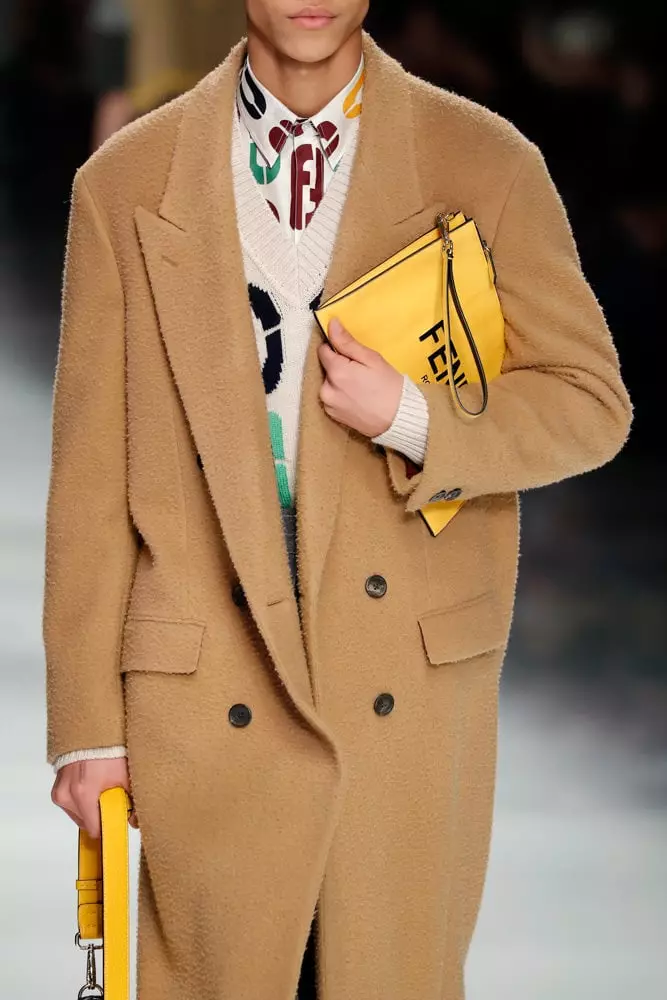 Alle tassen út 'e Fendi Heren Fall 2020 Kolleksje 1491_11