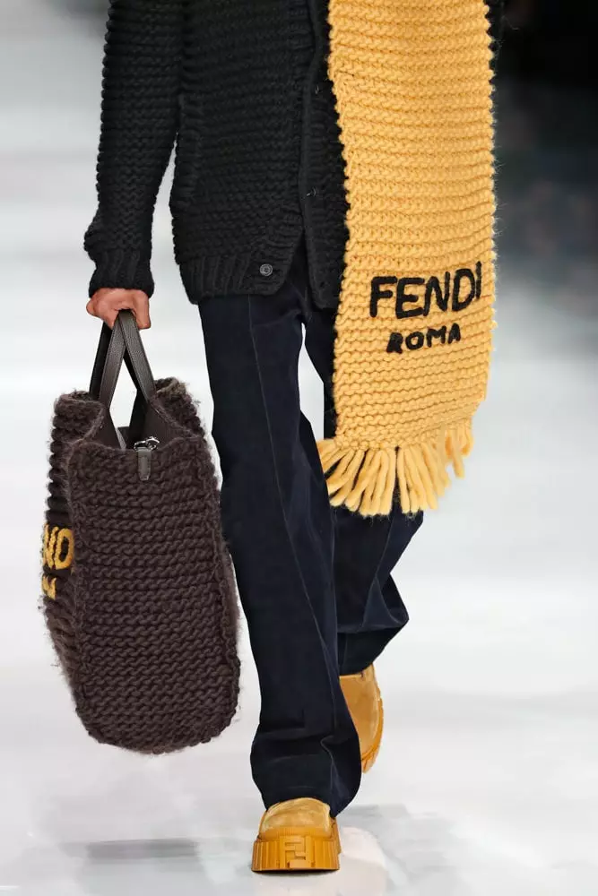 Alle tassen út 'e Fendi Heren Fall 2020 Kolleksje 1491_19