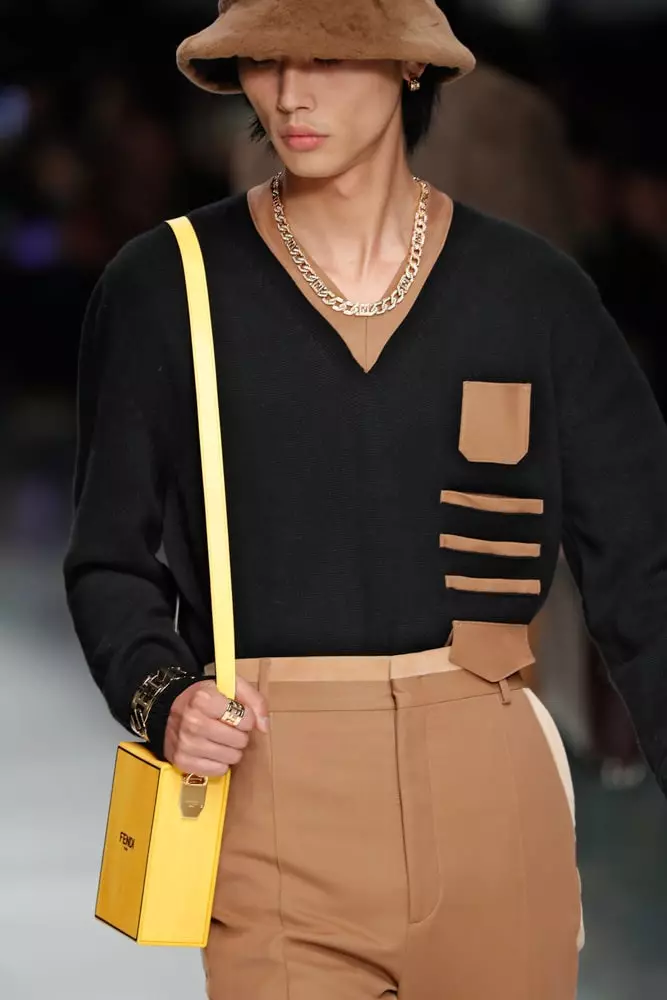 Alle tassen út 'e Fendi Heren Fall 2020 Kolleksje 1491_23