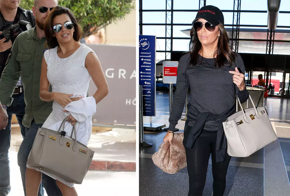 Just Can't Get Enough: Eva Longoria eta Hermès Birkin