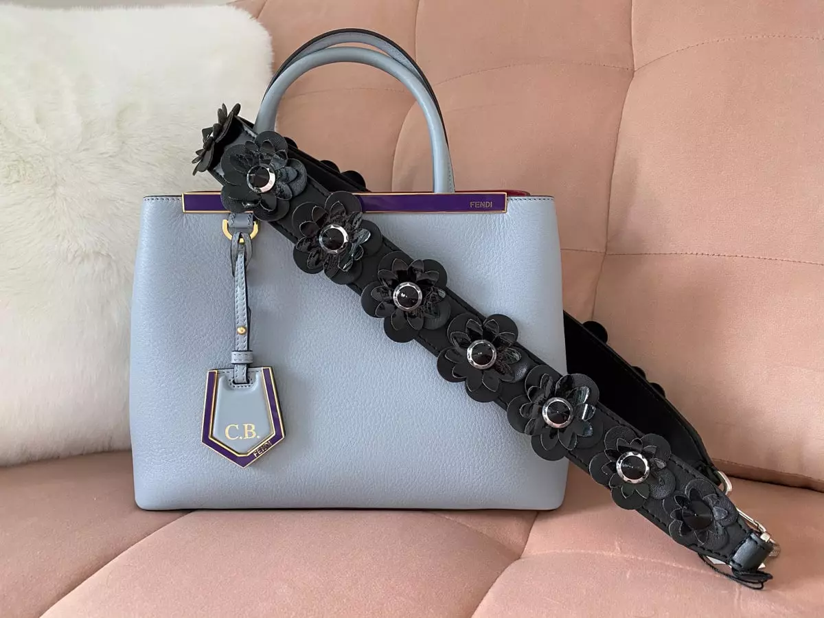 Käsilaukut: Fendi Petite 2Jours Leather Shopper