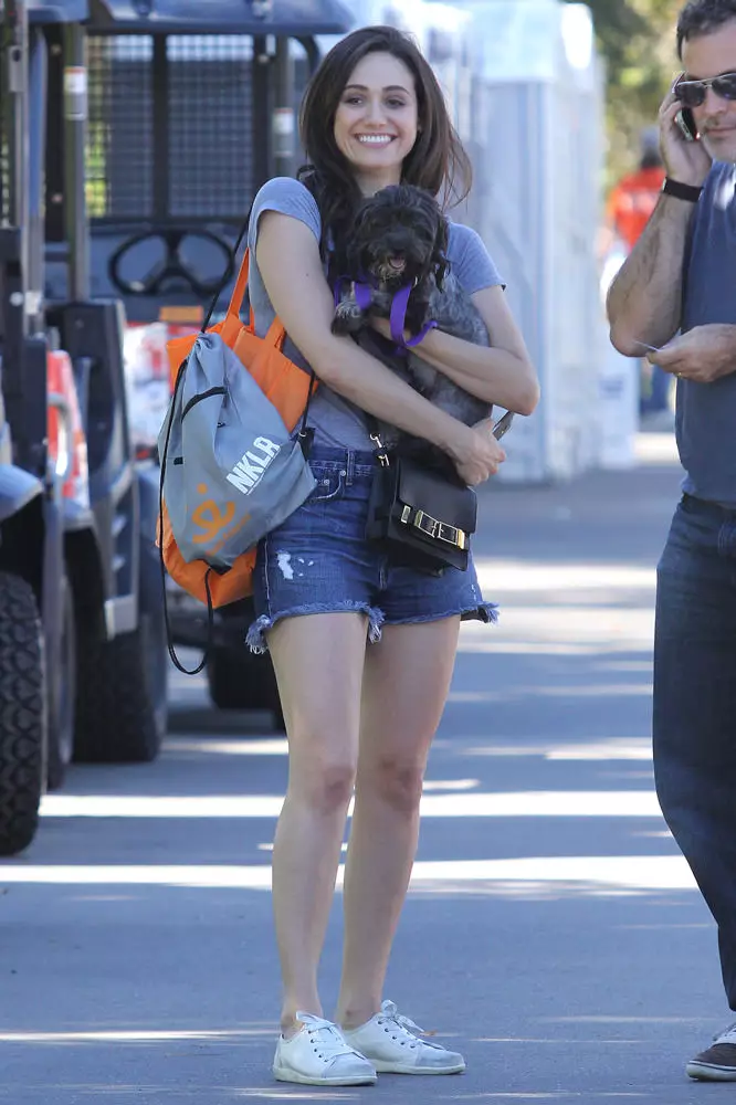 Emmy Rossum A.L.C. Davenport Gamay nga Crossbody Bag-3