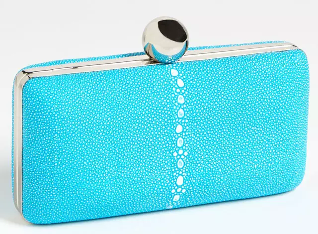 Milly Madison Shagreen Minaudiere