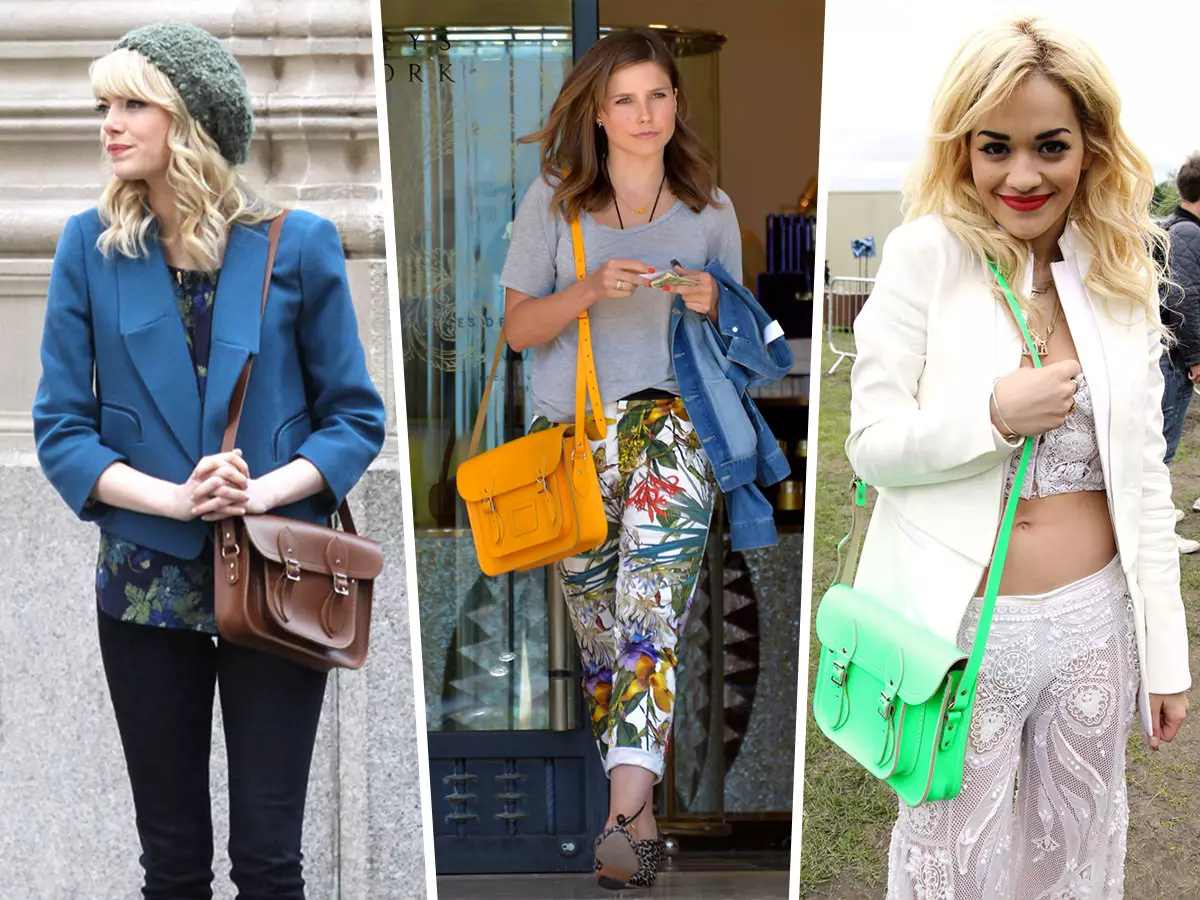 Throwback Thursday: Celebs en hun Cambridge Satchel Company Schooltassen