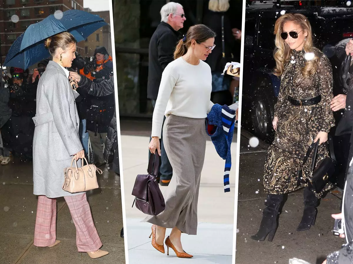 Celebs wurde fongen yn 'e snie mei Louis Vuitton, Coach en Tod's 1564_1