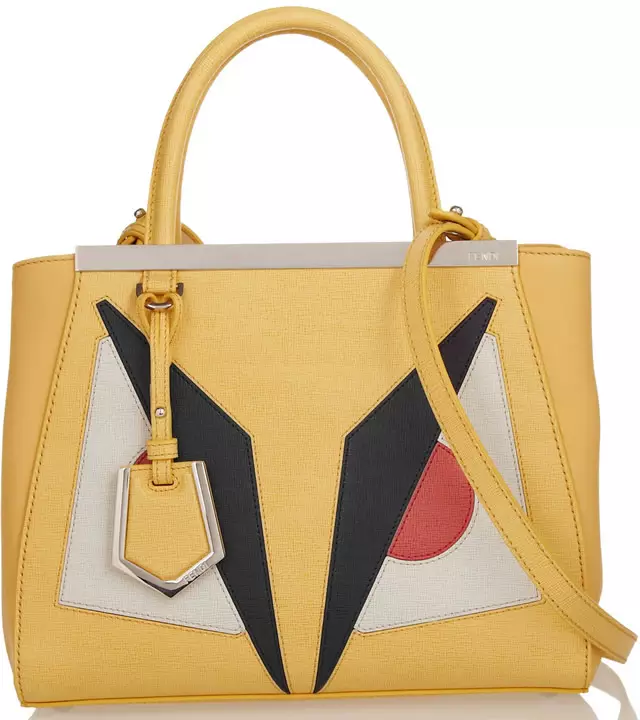 Fendi 2Jours Small Shopper Gul