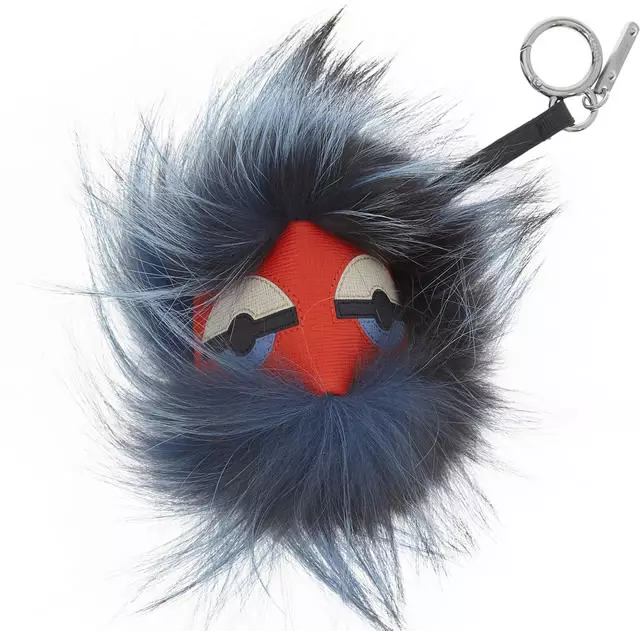 Fendi Monster Bag Charm Blå