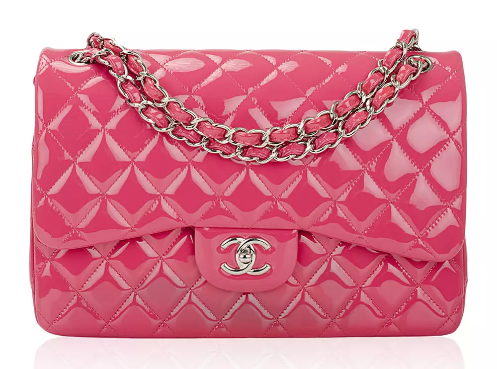 Chanel-Classic-Flap-Mála-Pink-Paitinne