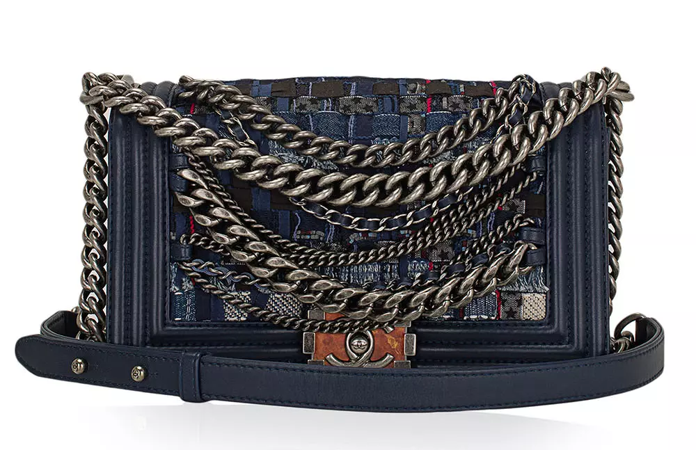 Chanel-Denim-Zincîra-Boy-Bag