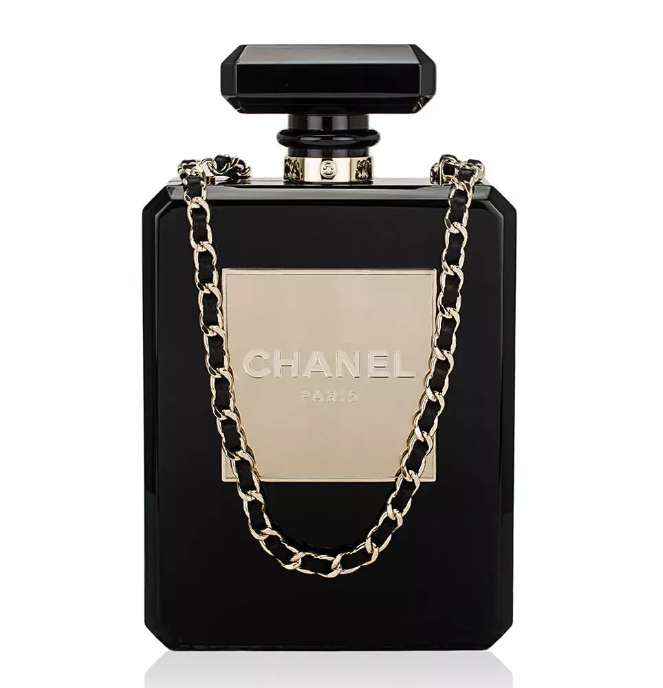 Chanel-Uimh.-5-Chumhrán-Bottle-Clutch