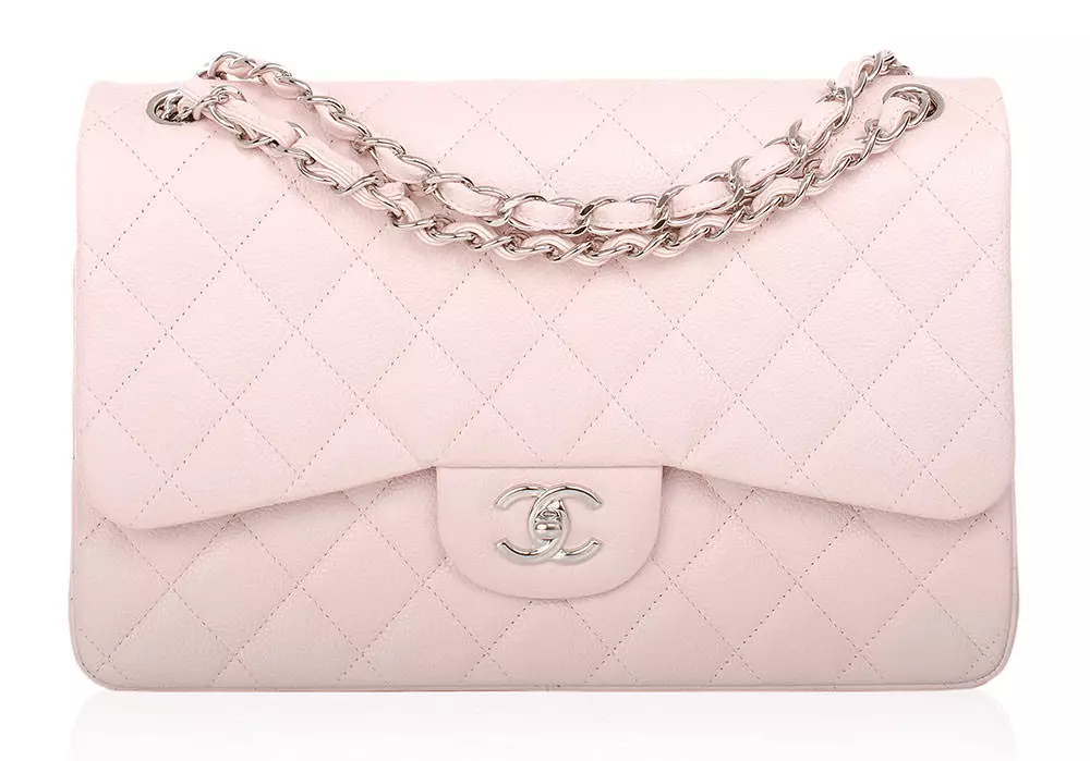 Chanel-Pale-Bándearg-Flap-Mála