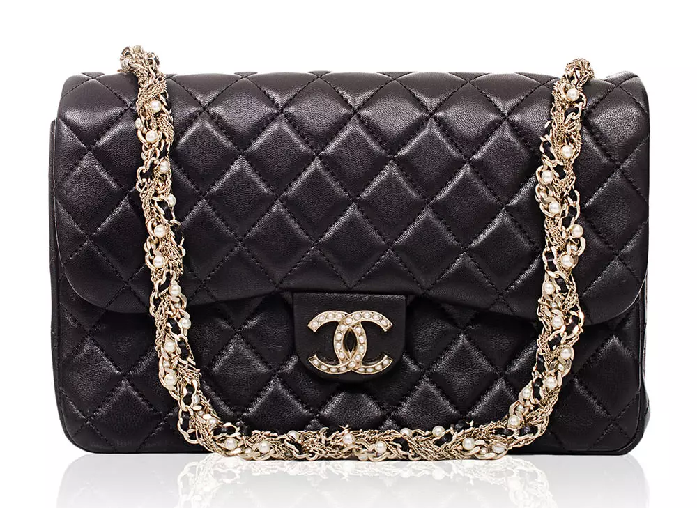 Chanel-Pearl-Eembellished-Flap-Bag