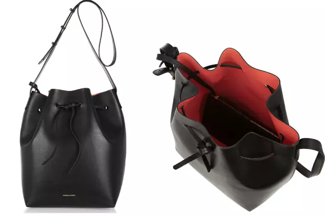 Mansur Gavriel Sac seau en cuir 1