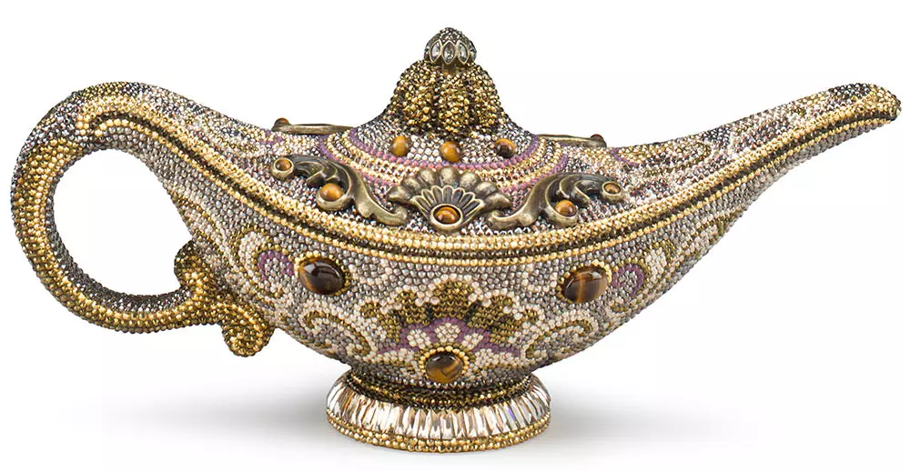 JUDITH-LEIBER-GENIE-LAMP-Crystal-MINAUDIERE