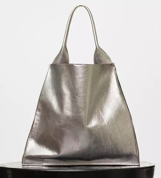 Celine-Medium-Shopper-Shoulder-Bag-Silver-2500