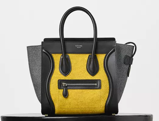 Celine-Mikro-poggyász-Tote-Sárga-Felt-2550