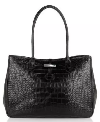 Longchamp Roseau Ooni Embossed Alawọ toti