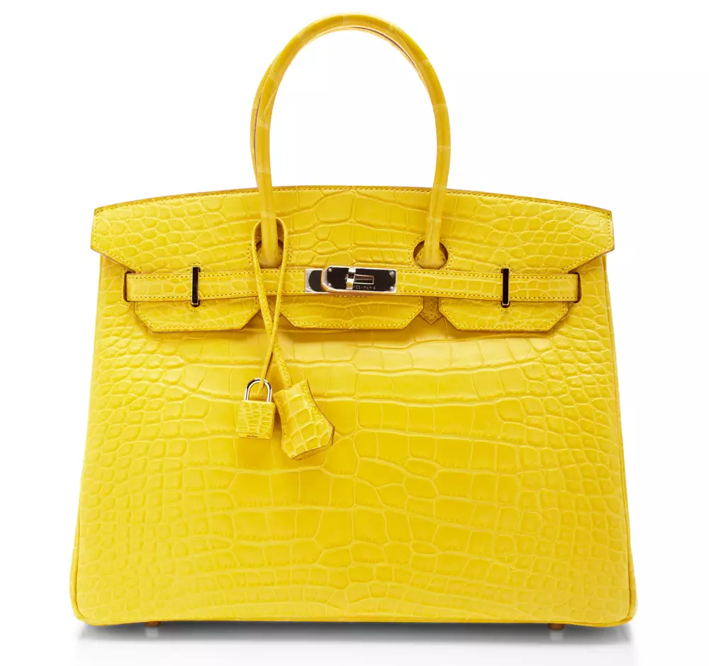 Hermes Jacaré Birkin Amarelo